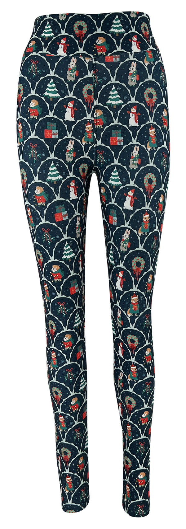 Snowy Stories Leggings | Snowman Print | Supportive Fit – Llama Leisure