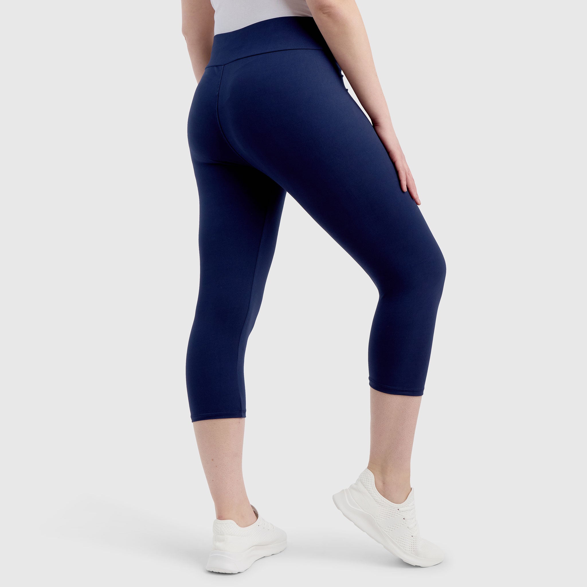 Navy Magic Leggings – Plain Blue Leggings – Llama Leisure