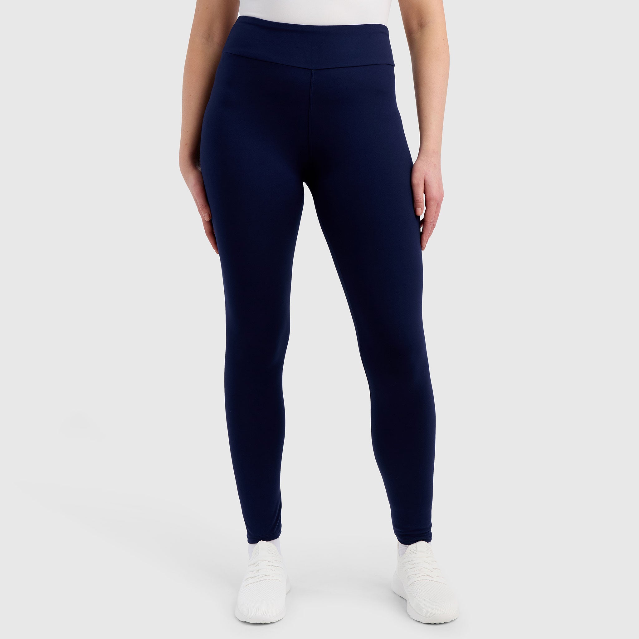 Navy Magic Leggings – Plain Blue Leggings – Llama Leisure