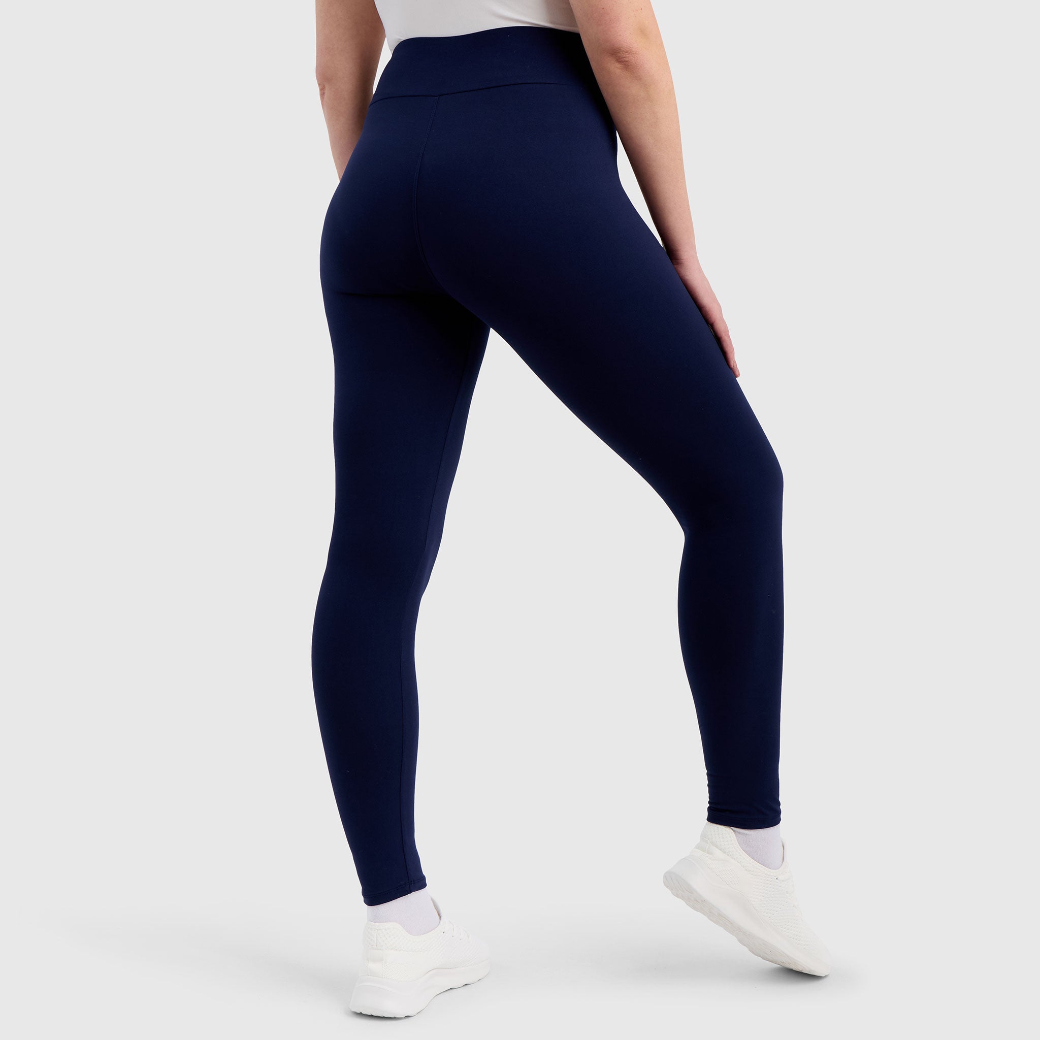 Navy Magic Leggings – Plain Blue Leggings – Llama Leisure
