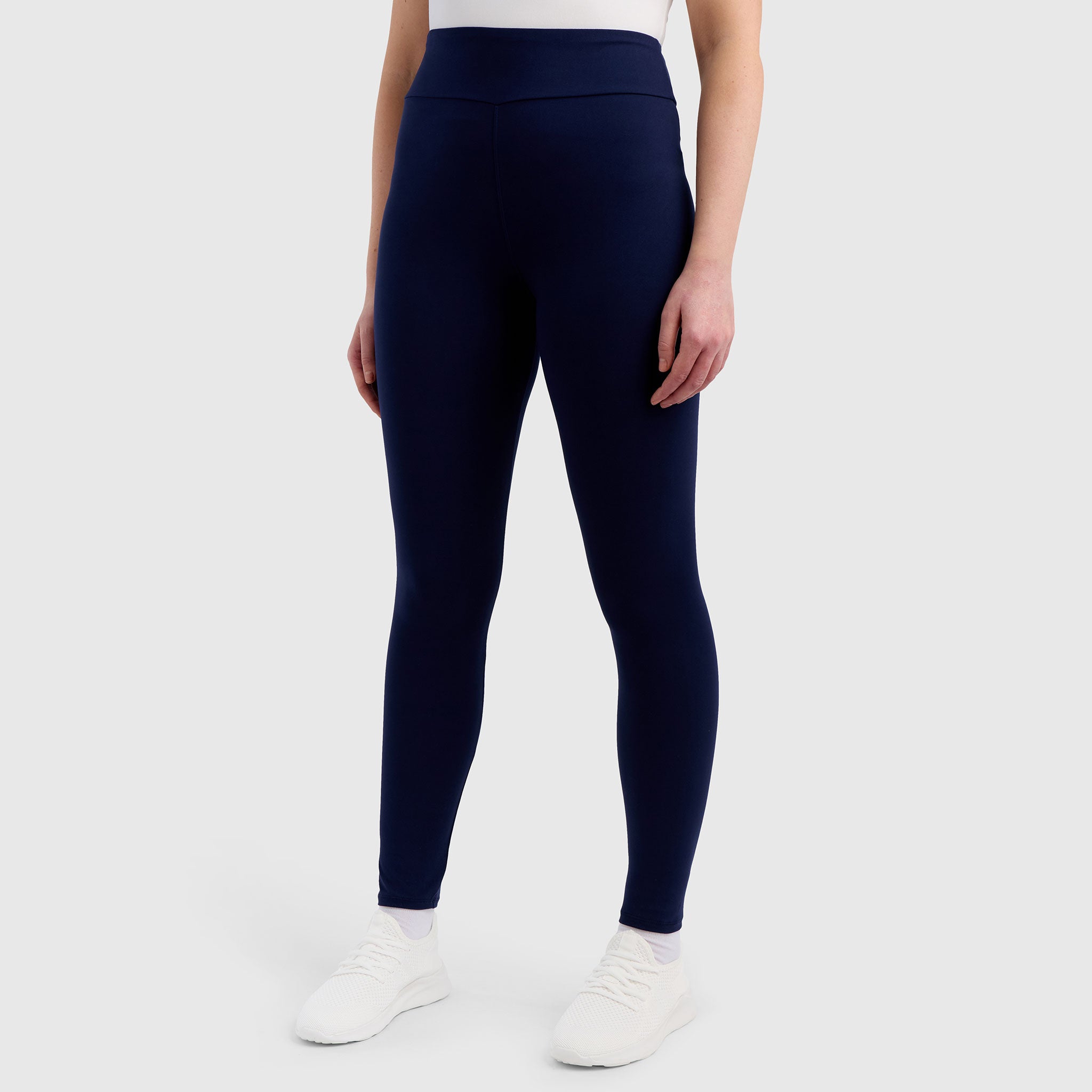 Navy Magic Leggings – Plain Blue Leggings – Llama Leisure