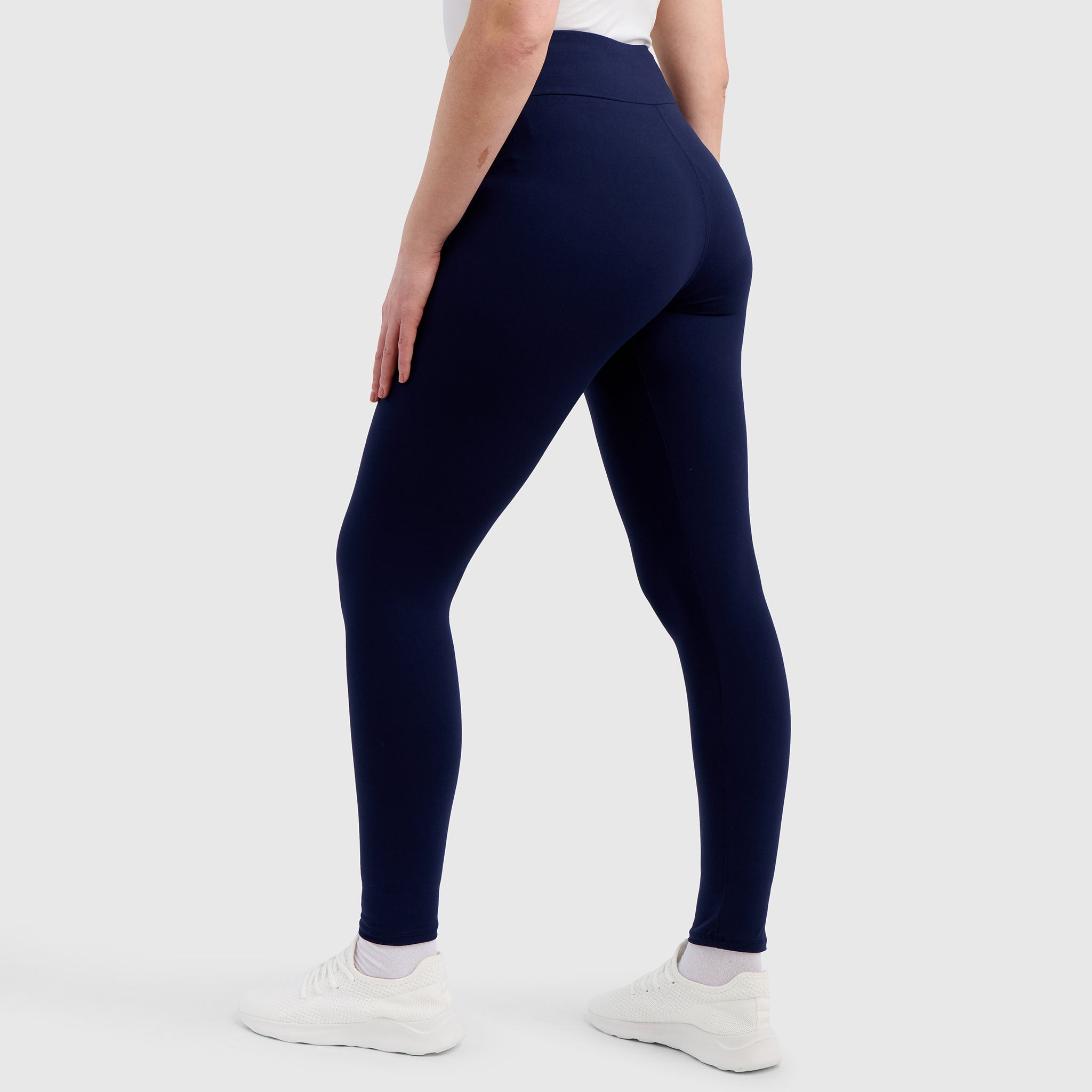 Navy Magic Leggings – Plain Blue Leggings – Llama Leisure
